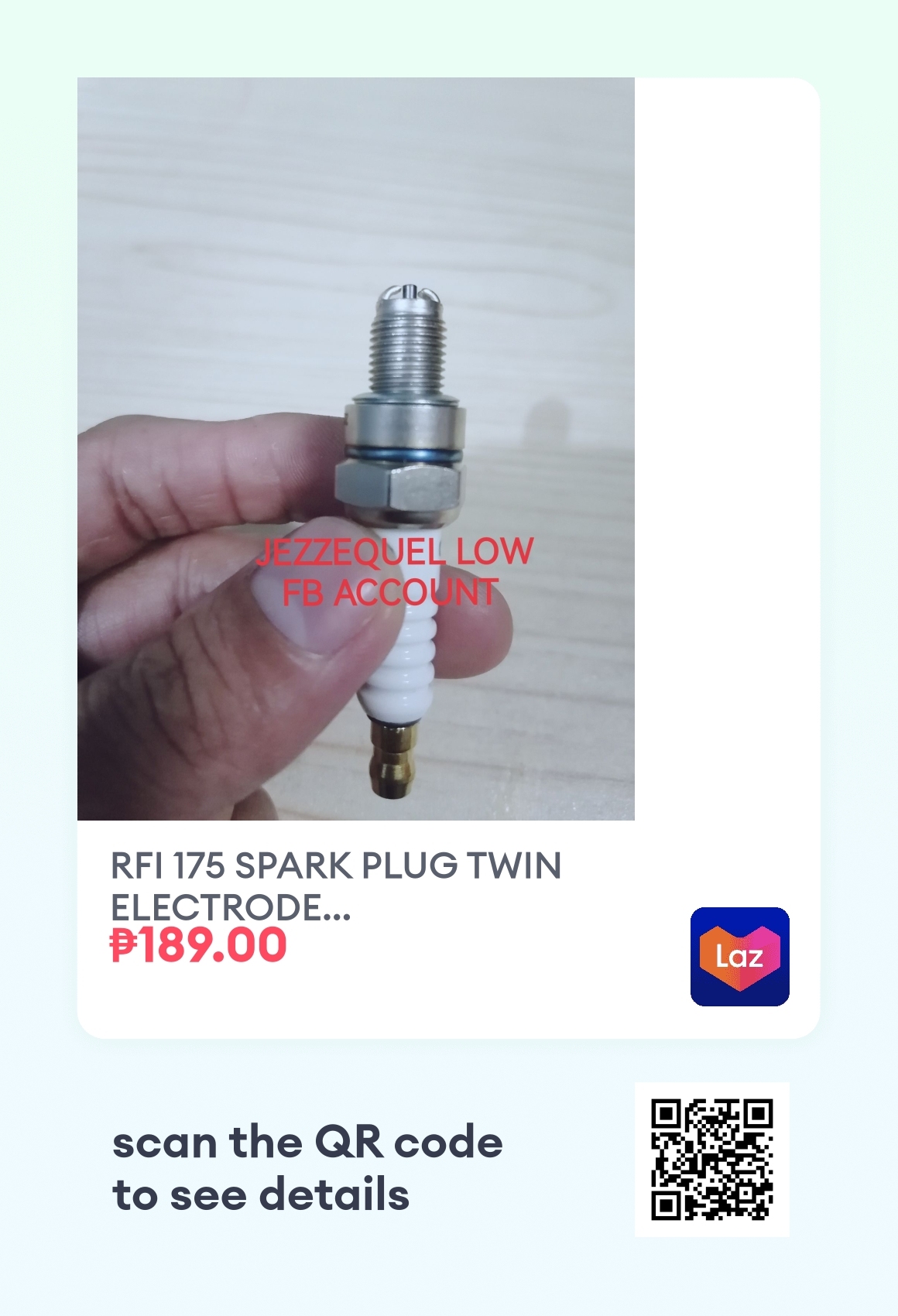 RFI 175 SPARK PLUG TWIN ELECTRODES GERMANY MADE