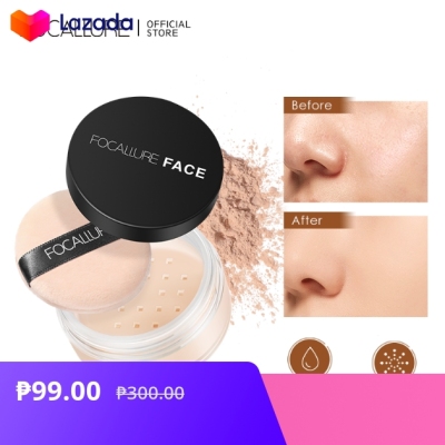 Focallure Oil Control Face Powder Natural Waterproof Loose Powder Skin ...