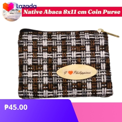 Native Abaca 8x12cm Coin Purse Wallet Hand made perfect for Giveaways ...