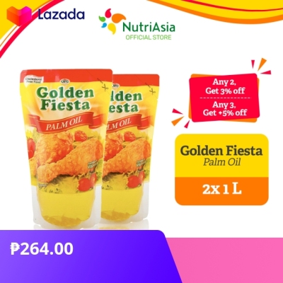 UFC Golden Fiesta Cooking Oil 1 L SUP Set of 2
