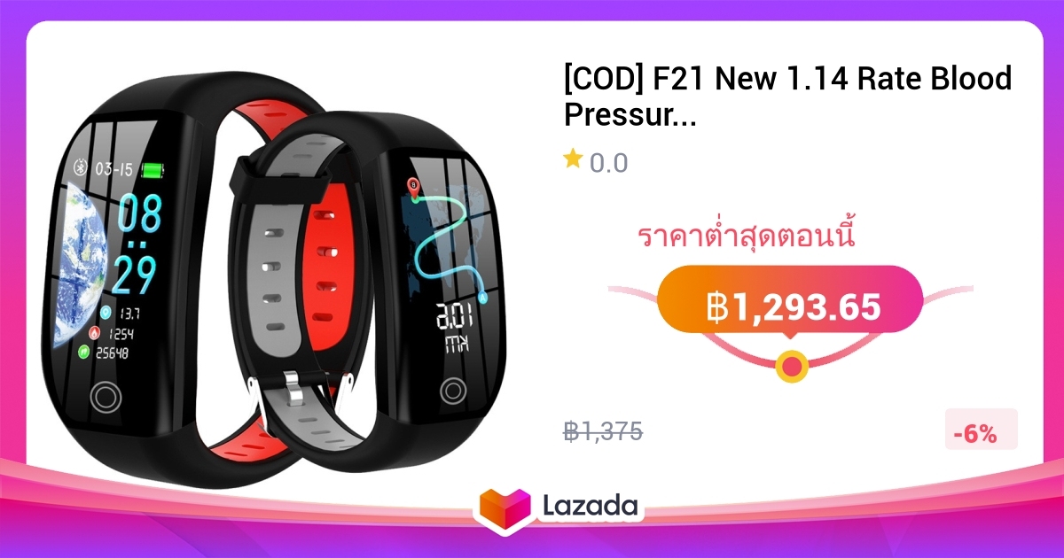 [COD] F21 New 1.14 Rate Blood Pressure Information Reminder Pedometer