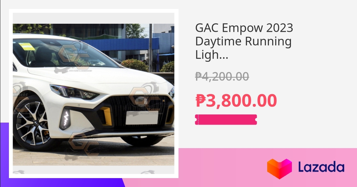 GAC Empow 2023 Daytime Running Light DRL Foglight