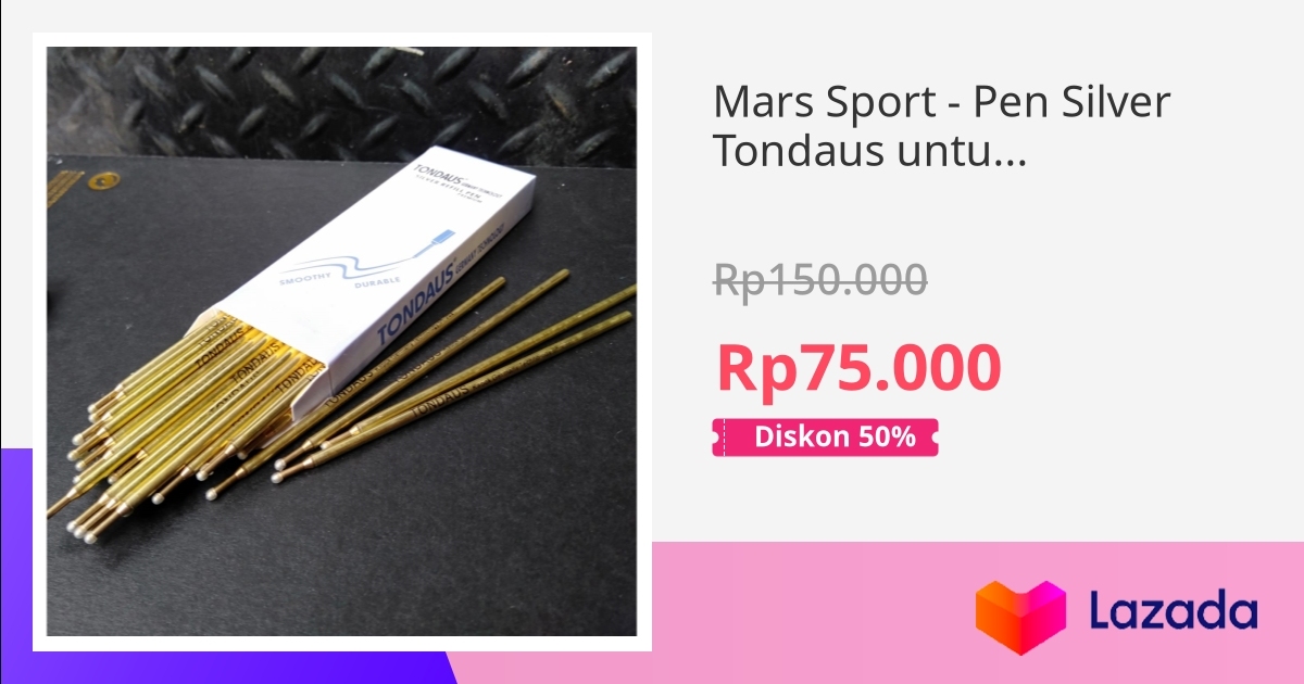 Mars Sport - Pen Silver Tondaus untuk Bahan Kain / Silver Pen / Leather ...