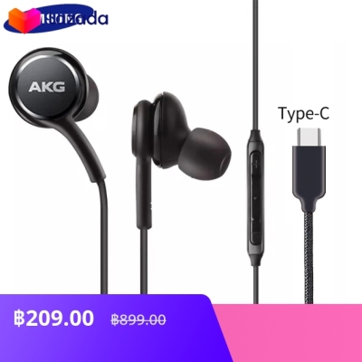 หูฟัง Samsung AKG Note 10 EO IG955 หูฟังแท้ หูฟังแบบเสียบหู In-Ear ...