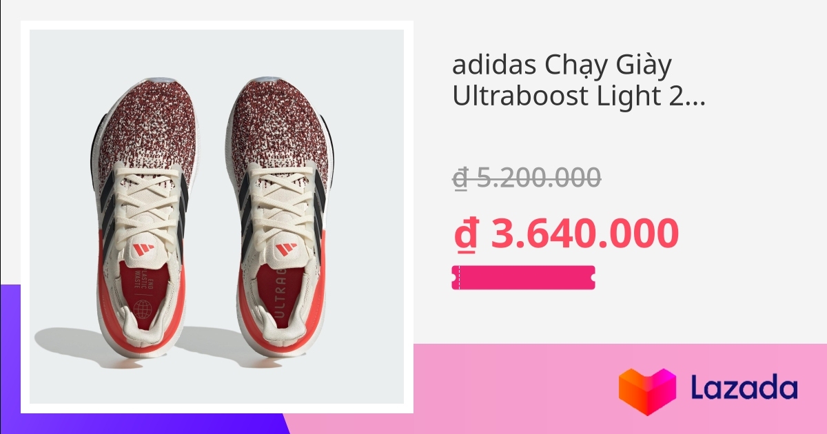 adidas Chạy Giày Ultraboost Light 23 Unisex trắng IE1689