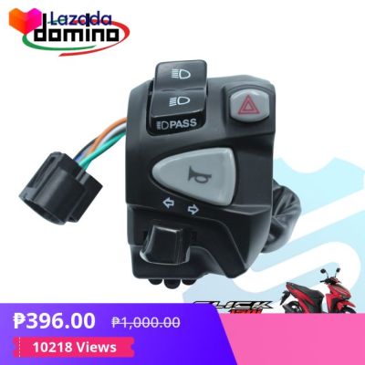 Domino Handle Switch For Honda Click with Passing Light Hazard Light ...
