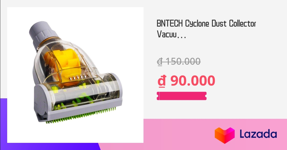 BNTECH Đầu Chổi Turbo Hút Bụi Lốc Xoáy