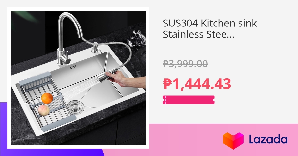 SUS304 Kitchen sink Stainless Steel Sink Thickness 3MM High Quality ...