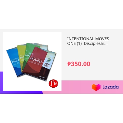 INTENTIONAL MOVES ONE (1) Discipleship Series 1-4 in Set - CEBUANO Edition