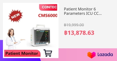 CONTEC CMS6000 Patient Monitor ICU CCU Vital Signs Monitor 6 Parameters ...