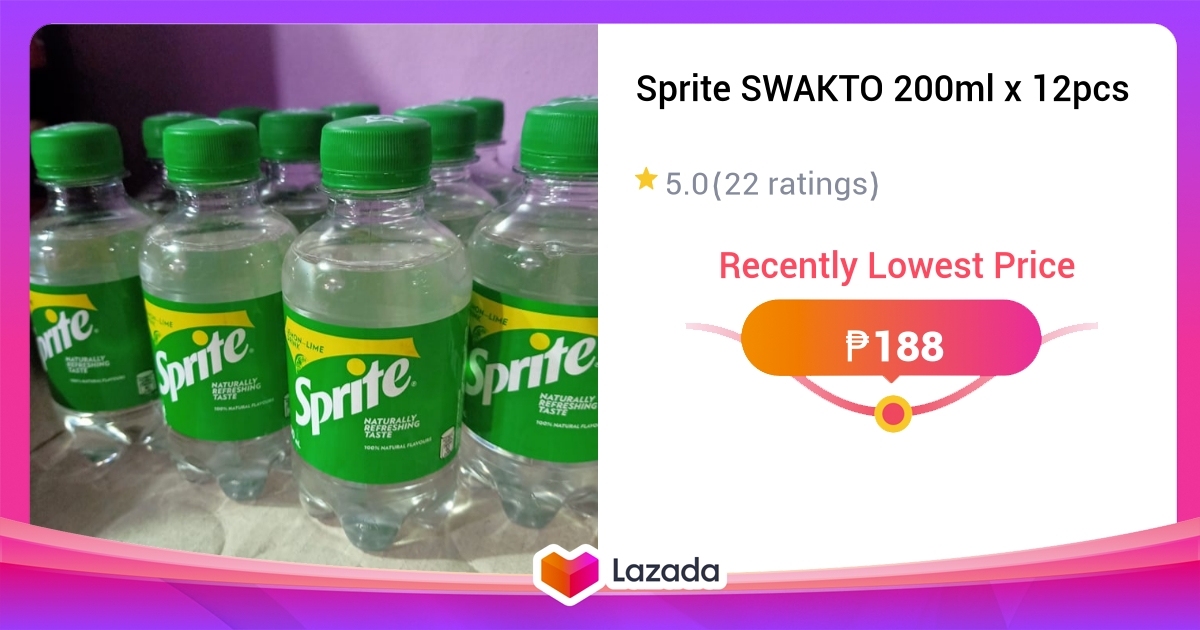 Sprite SWAKTO 200ml x 12pcs