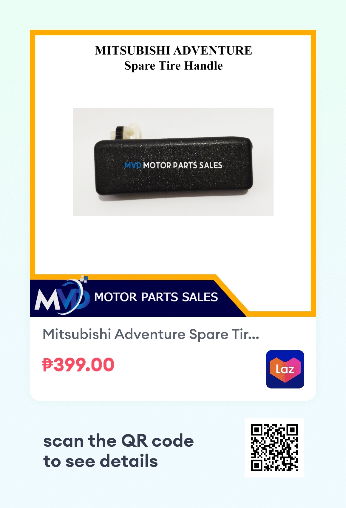 Mitsubishi Adventure Spare Tire Handle