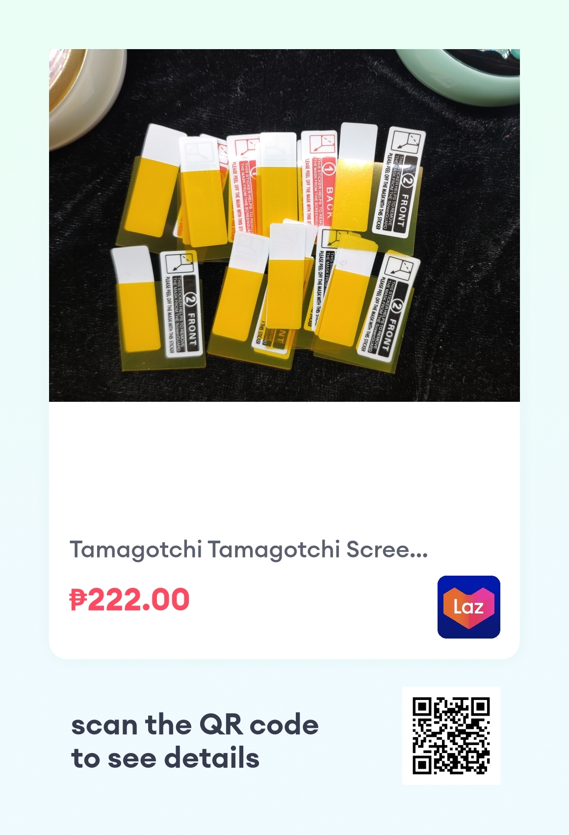 Tamagotchi Tamagotchi Screen Protector Panel Membrane Uni Smart Pix ...