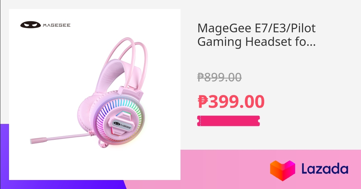 MageGee E7/E3/Pilot Gaming Headset for PC Over-Ear Wired Gaming Headset ...