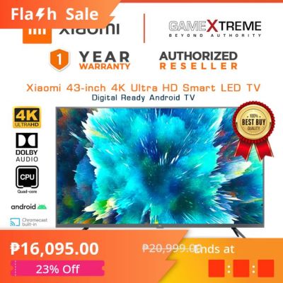 Xiaomi 43-inch 4K Ultra HD Smart LED TV Digital Ready Android TV with ...