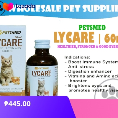 Petsmed LYCARE (Lysine, Lutein & Taurine) for Cats | 60mL