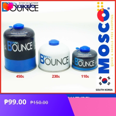 BOUNCE CAMPING BUTANE GAS | 110G 230G 450G | SCREW TYPE CANNISTER ...
