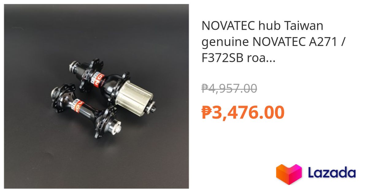NOVATEC hub Taiwan genuine NOVATEC A271 / F372SB road bike hub 20/24 ...
