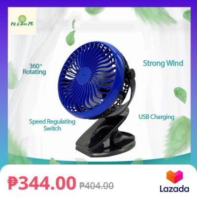Mini Electric Fan With Clip And With Stand USB Rechargeable Clip On ...