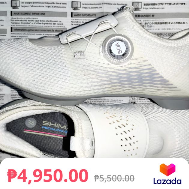 SHIMANO IC5 / IC500 - Women Indoor Cycling Bike Shoes - White Black or ...