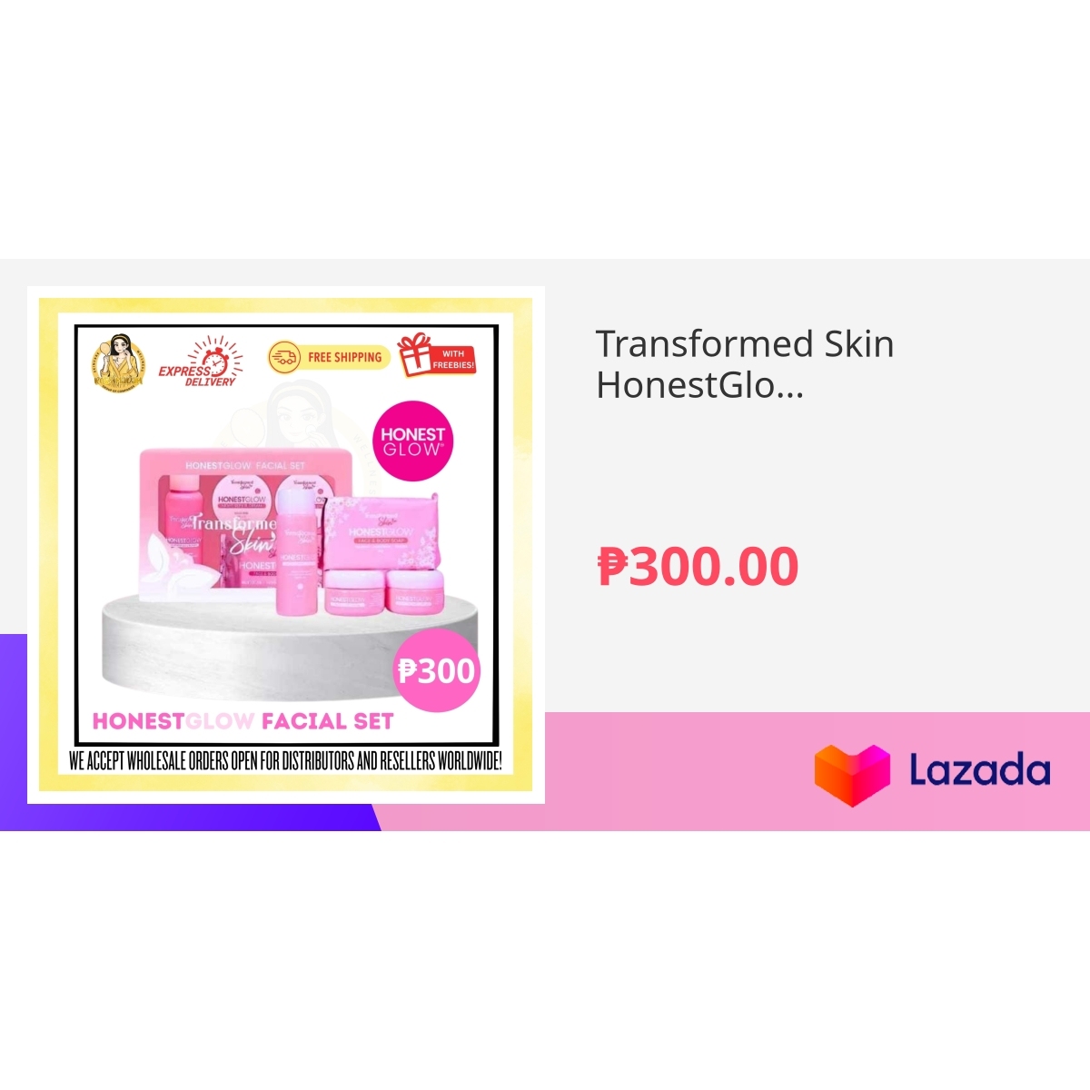 Transformed Skin HonestGlow Rejuvenating Facial Set