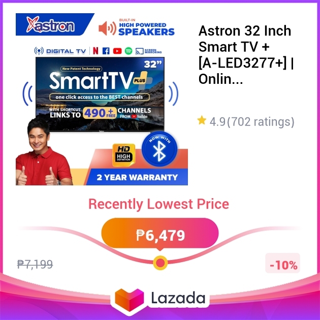 Astron 32 Inch Smart TV + [A-LED3277+] | Online Exclusive | HD ...