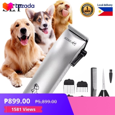 Dog Razor Grooming Kit Heavy Duty Pet Hair Clipper SURKER Professional ...