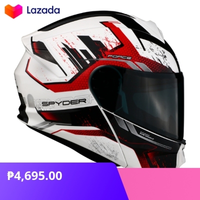 Spyder Modular Helmet with Dual Visor Force GD S5 NERO (FREE Clear Visor)