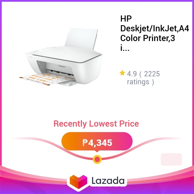 HP Deskjet/InkJet,A4 Color Printer,3 in 1,Scanner,Xerox,Wireless,Wifi ...