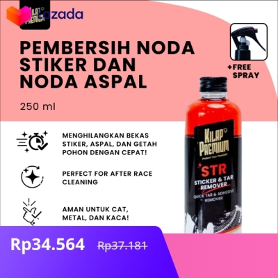 STR Sticker And Tar Remover | Kilap Premium - Penghilang Bekas Stiker ...