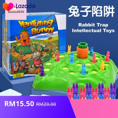 Rabbit Trap Intellectual Toys Ventuying Bunny Funny Rabbit Board Game ...