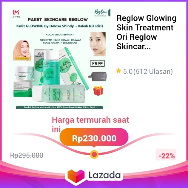 Reglow Glowing Skin Treatment Ori Reglow Skincare 1 Paket Ori Dokter ...