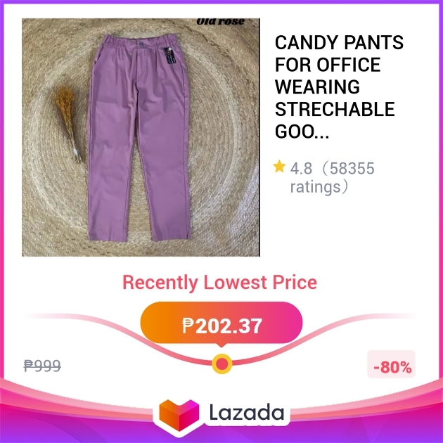 CANDY PANTS FOR OFFICE WEARING STRECHABLE GOOD QUALITY MADE IN KOREA