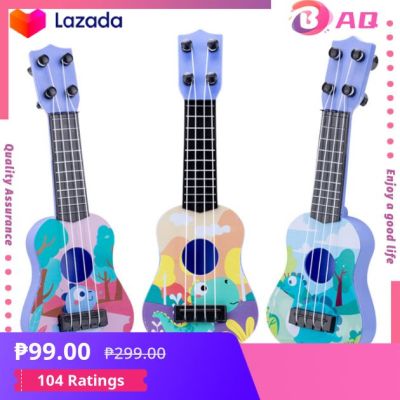 【COD】Kids Ukulele Musical Guitar Instruments Toy, 25CM Mini Funny 4 ...