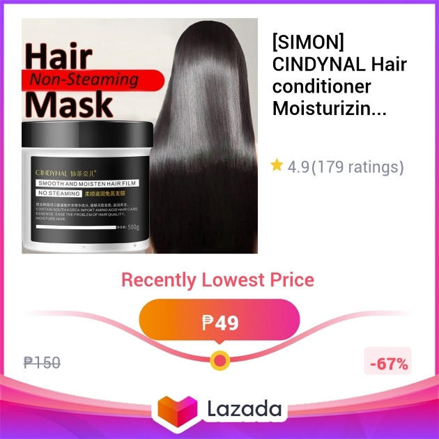 [SIMON] CINDYNAL Hair conditioner Moisturizing Smooth Non Steaming Hair ...