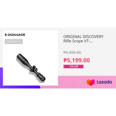 ORIGINAL DISCOVERY Rifle Scope VT-1 6-24x44AOE