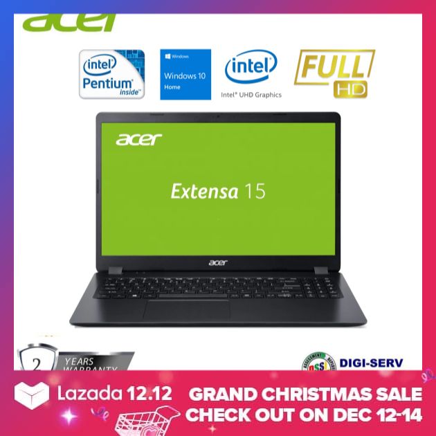 Acer Extensa 15 EX215-31-P6XB 15.6" Full HD Laptop with Intel Pentium ...