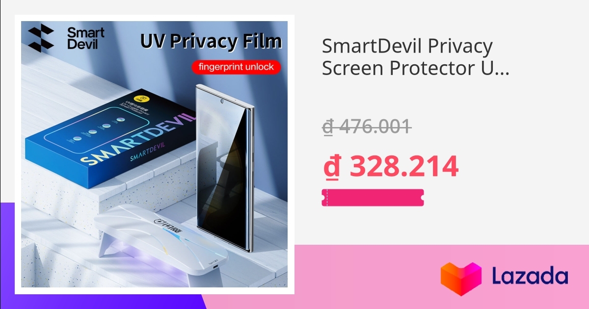 SmartDevil Miếng Dán Màn Hình Chống Nhìn Trộm UV Miếng Dán Film Mềm Cho Samsung S23 Ultra S22 ...