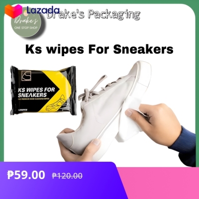 New KS Wipes for Sneakers Cleaning Shoes Cleaner Care Product Premium ...