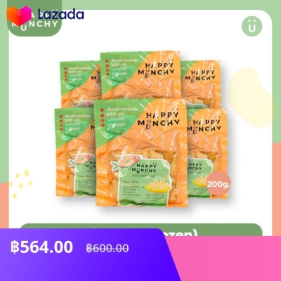 เซต เต้าหู้ปลา อาหารสำหรับเด็ก Happy Munchy (6แพค)