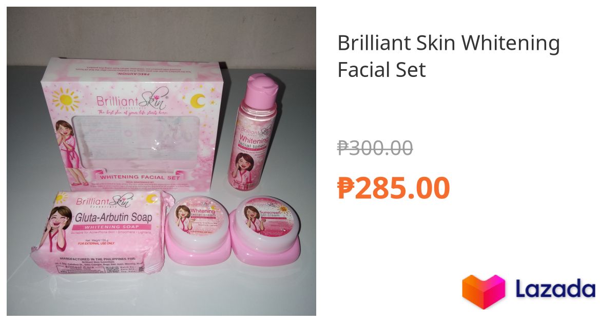 Brilliant Skin Whitening Facial Set