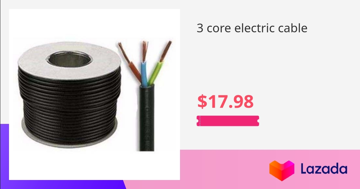 3 core electric cable