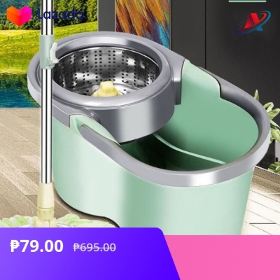 original TRENDY WALLET/ mop with spinner for floor cleaning spin ...