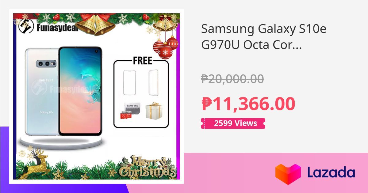 Samsung Galaxy S10e G970U Octa Core Snapdragon 855 LTE Android Mobile ...