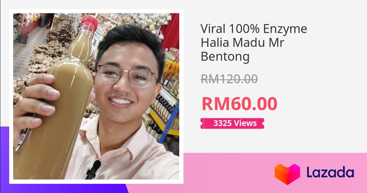 Viral 100% Enzyme Halia Madu Mr Bentong