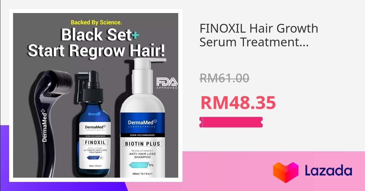 FINOXIL Hair Growth Serum Treatment, Thinning For Sensitive & Dry Scalp ...