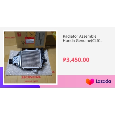 Radiator Assemble Honda Genuine(CLICK 125i/150i GAME CHANGER)