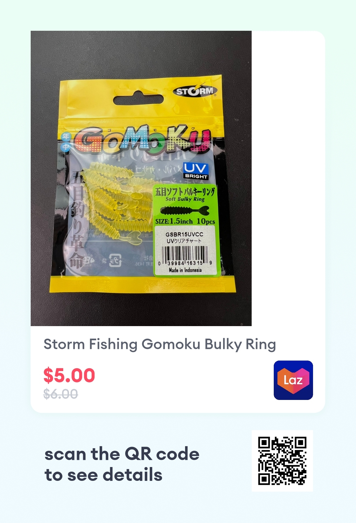 Storm Fishing Gomoku Bulky Ring