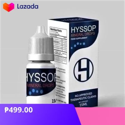 1bot Hyssop Mineral Drops Food supplement proven safe effective for ...
