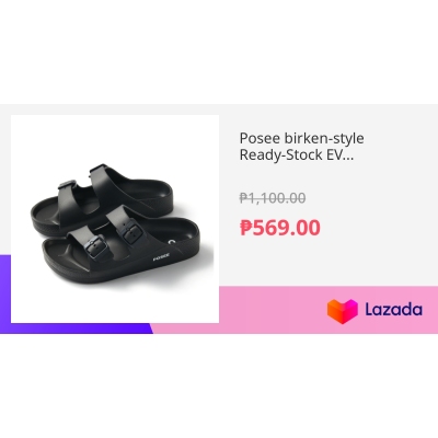 Posee birken-style Ready-Stock EVA Birken-Style Fashion Two-straps ...